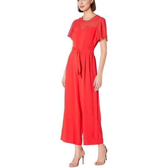 CeCe | Pants & Jumpsuits | Cece Straight Leg Jumpsuit | Poshmark